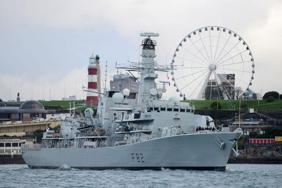 HMS Somerset sails after a nine-month refit | Just Plymouth