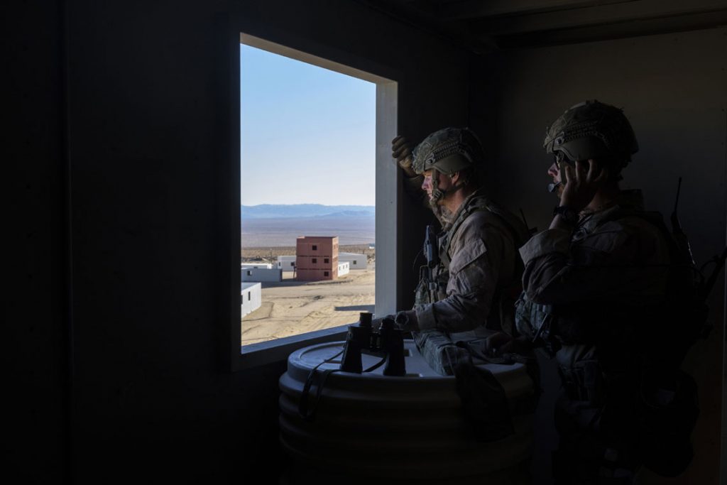 Royal Marines complete Mojave Desert exercises with fiery five-day ...